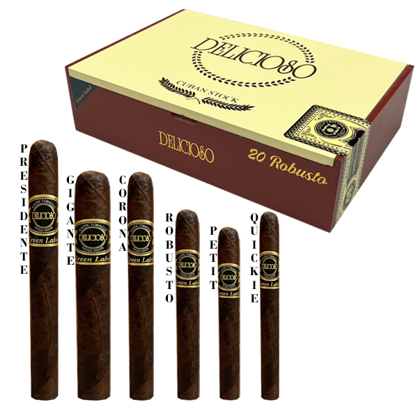 SJ Cigars: Delicioso Classic Green Label Petit
