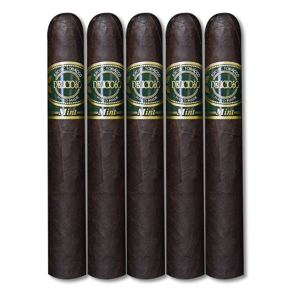 SJ Cigars: Delicioso Corona Green Label Mint 5 Pack
